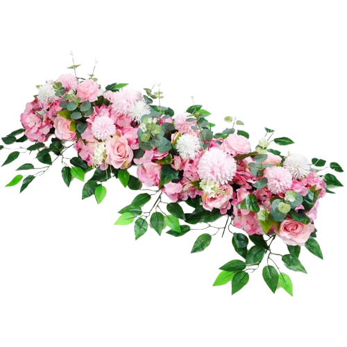 Artificial Pink Lady Banks Rose Garland | Zelda Shop