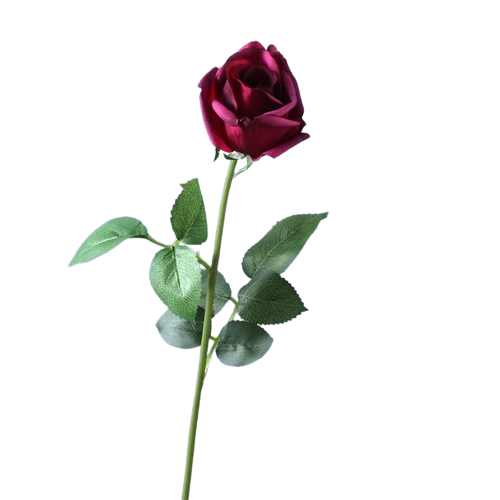 Dark Red Artificial Rose | Zelda Shop