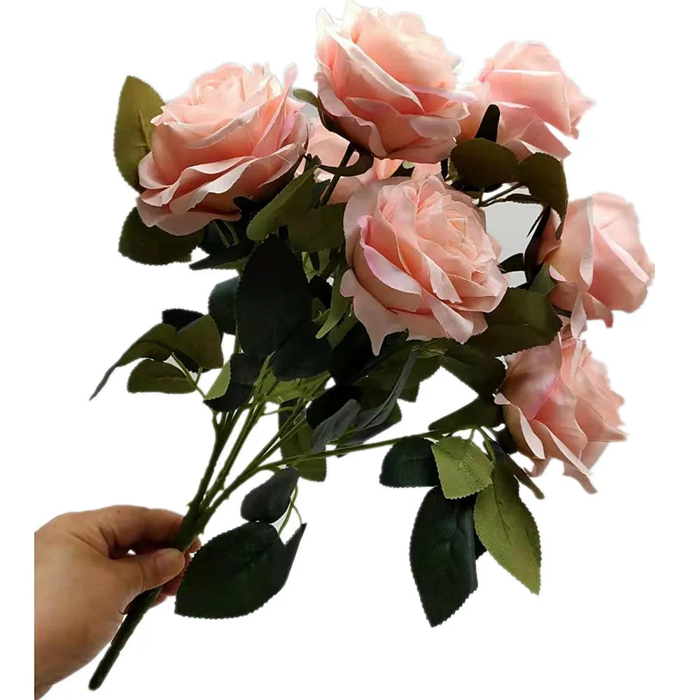 Artificial Pink Roses Bouquet | Zelda Shop